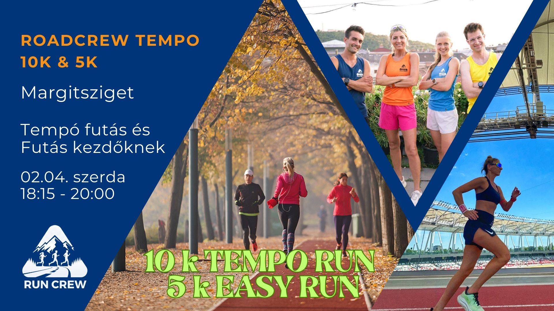 ROAD CREW - 10K TEMPO RUN és 5K kezdő easy run | Holmozogj.hu